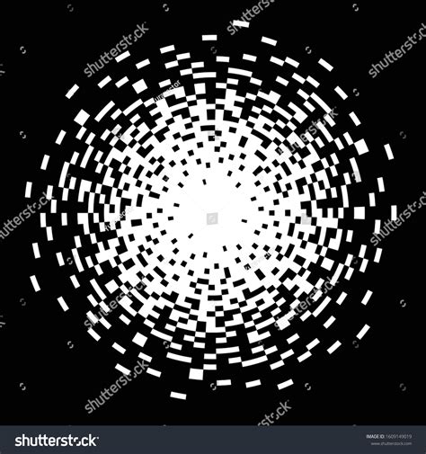 만화책 검정 및 흰색 방사형 선 스톡 벡터로열티 프리 1609149019 Shutterstock