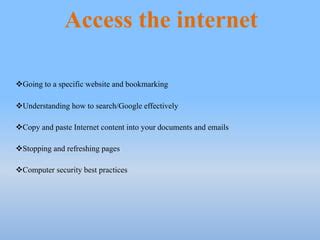 Basic Computer Course PPTX