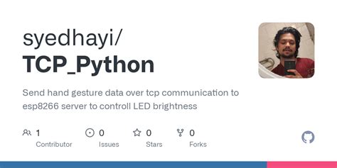 Github Syedhayitcppython Send Hand Gesture Data Over Tcp Communication To Esp8266 Server To