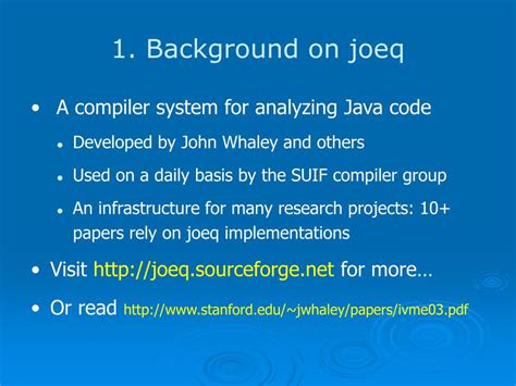 Ppt Joeq Compiler System Powerpoint Presentation Free Download Id527108