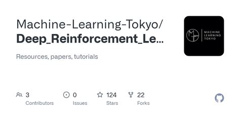 GitHub Machine Learning Tokyo Deep Reinforcement Learning Resources Papers Tutorials