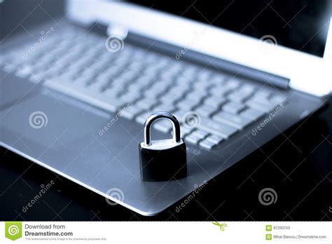 Internet And Data Security Stock Image Image Of Padlock 87293743