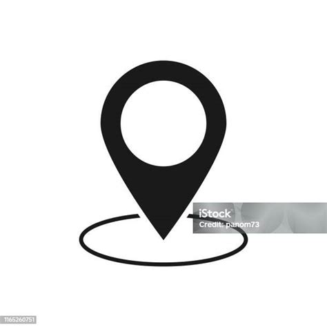 핀 포인트 그래픽 디자인 로고 웹 사이트 소셜 미디어 모바일 앱 Ui를위한 위치지도 벡터 아이콘 0명에 대한 스톡 벡터 아트 및