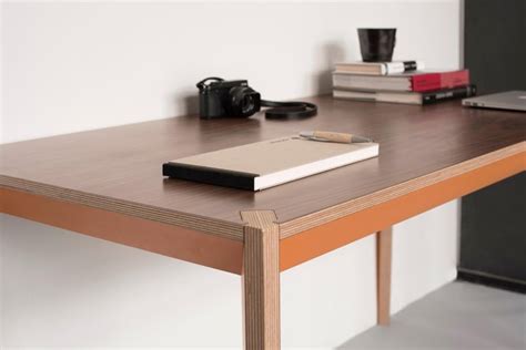 Walnut Orange Mimi Console Or Tiny Desk By Miduny Made In Italy For Sale At 1stdibs