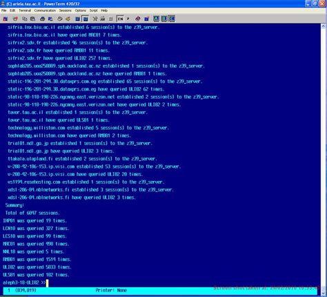 Z39 Server Log Files Analyzer Ex Libris Developer Network