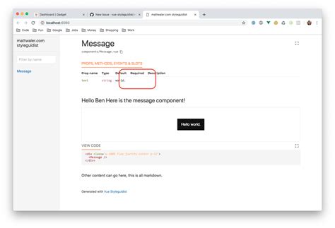 Required Attribute For Props Not Populating · Issue 294 · Vue