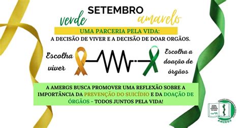 Setembro Verde Amarelo Amergs