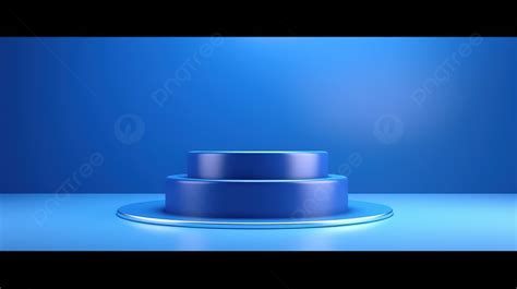 받침대 단상이 있는 파란색 커튼 배경 제품 디스플레이의 3d 렌더링 최소한의 장면 연단 모형 3d 장면 배경 일러스트 및 사진 무료 다운로드 Pngtree