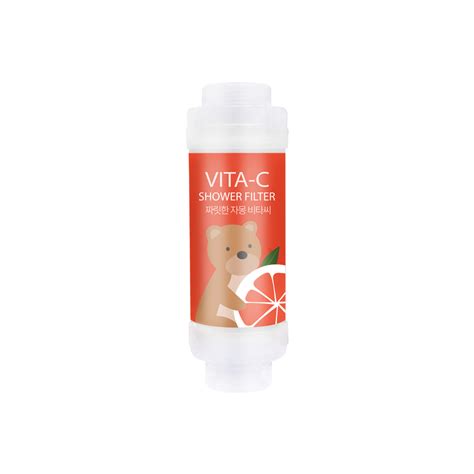 Vc 5 G Vita C Vitamin Shower Filter Lemon짜릿한 자몽 비타씨 비타민샤워필터 아로마테라피비타민효과염소제거샤워기세면대 주필터테크