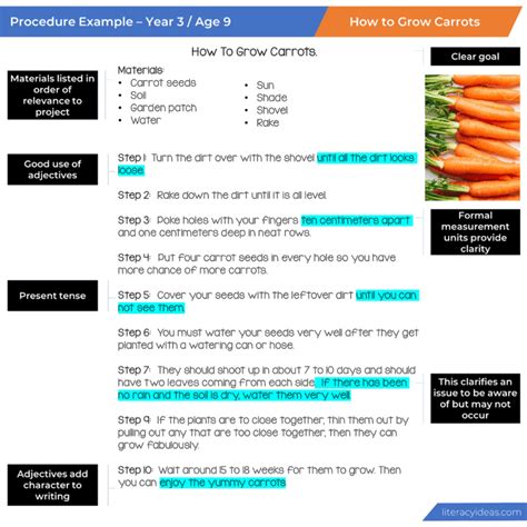How To Write Excellent Procedural Texts Literacy Ideas