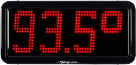 LARGE DIGITAL Commercial TEMPERATURE DISPLAYS Eagle Controls