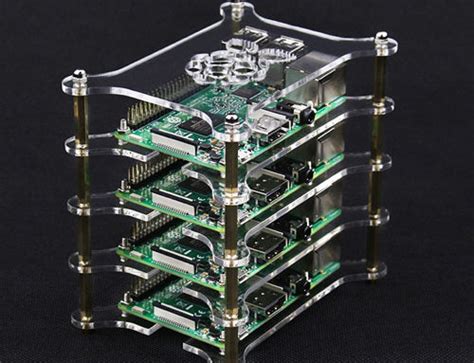 Raspberry Pi Acrylic Case With Fan Plexiglass MaidaTech
