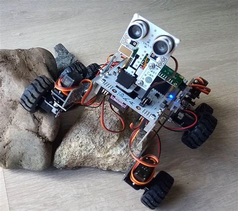 Der Aufbau Des 4tronix Mars Rover Kits Elektor Magazine