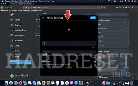 How To Create Twitter List HardReset Info