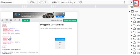 Javascript Arrastrar Un Div Hmtl No Funciona En Vista Móvil Del