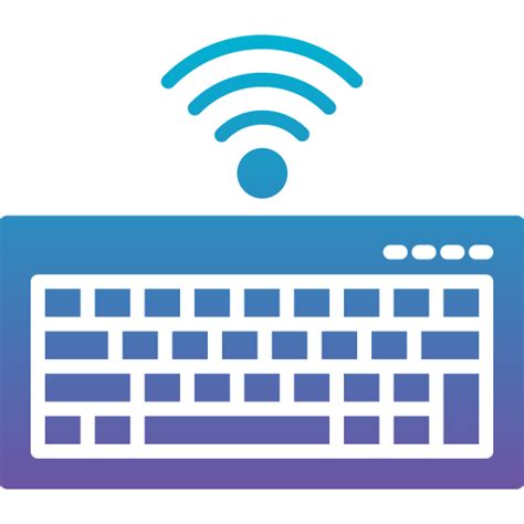 Wireless Keyboard Generic Flat Gradient Icon