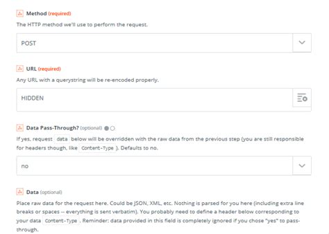 Zapier Webhook Discord Embed Causing 400 Cannot Send An Empty