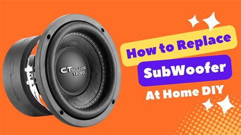 How To Replace Subwoofer Of OLD Sound System At Home 4g Packages