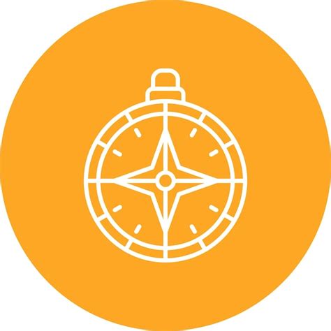 나침반 아이콘 프리미엄 벡터