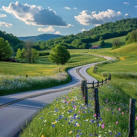 Free Scenic Country Road Image Scenic Countryside Road Download