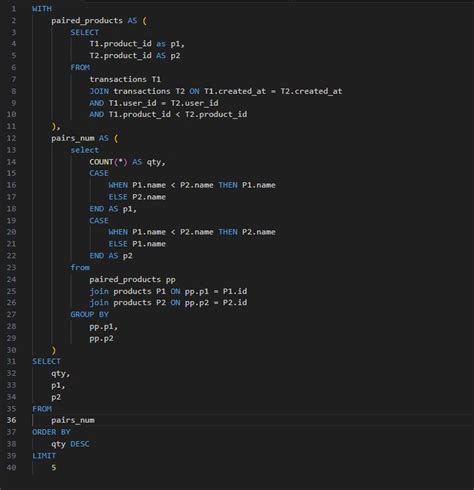 siham y on linkedin interview sql challenge products mysql