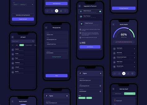 Password Manager Mobile App Uxui Design Behance