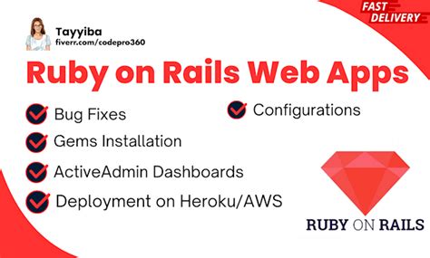 Build A Custom Full Stack Ruby On Rails Web Applications By Codepro360 Fiverr