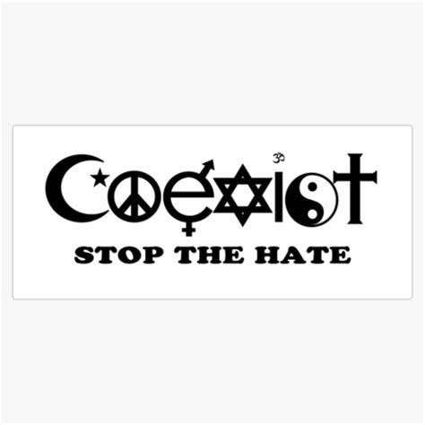 Coexist Sticker Meaning