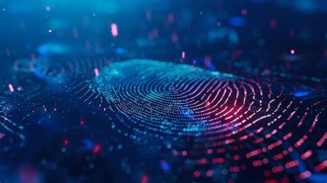 Premium Photo A Biometric Identification Fingerprint Scanner Based On The Fingerprint Cyber