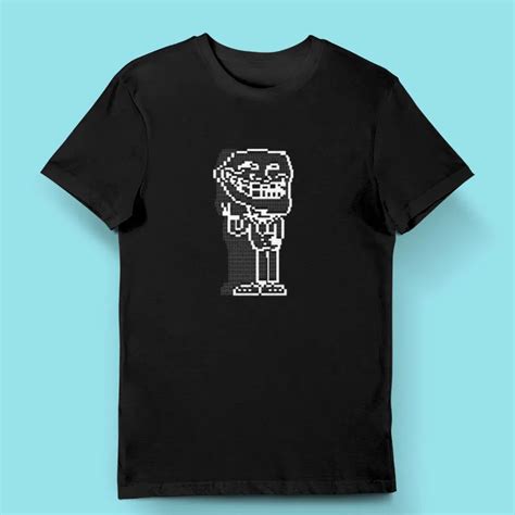 ️‍🔥 Funny Bit Troll Face Ascii Shirt Store Cloths