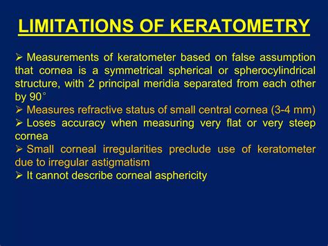 Keratometry Ppt
