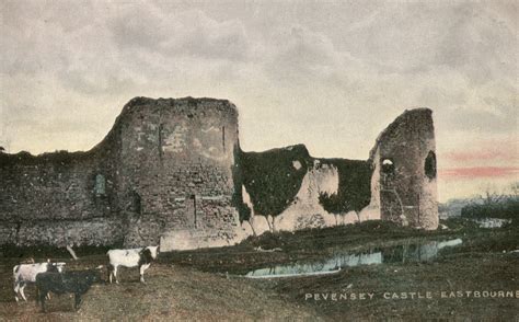 Pevensey Castle Pevensey East Sussex M1 Postcards