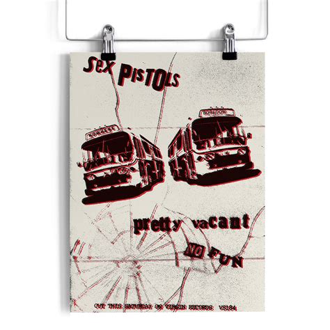 Sex Pistols Pretty Vacant Poster Udiscover