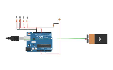 circuit design light intensity controller tinkercad