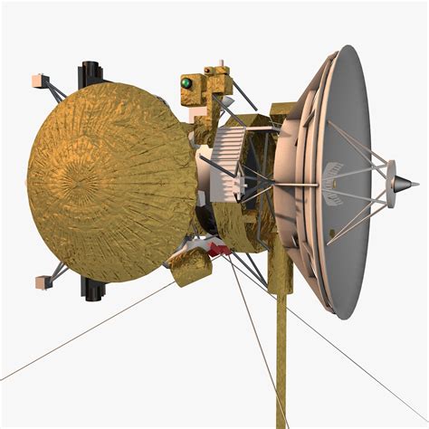 3d Cassini Huygens Spacecraft Huygens