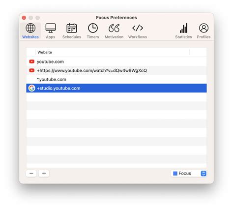 Advanced Website Blocking