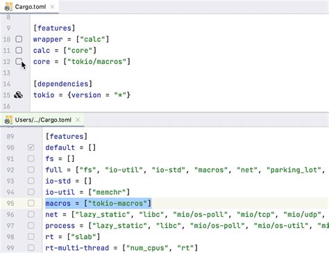 Intellij Rust New Functionality For Cargo Features The Clion Blog