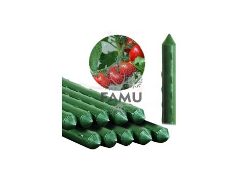 Tyč Garden Sb 08 1500 Mm Oceľ Plast Zelená Oporná K Paradajkám Famu Sk