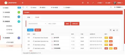 GitHub deatil laket admin laket admin 是使用 Thinkphp 和 Layui 开发的后台管理系统