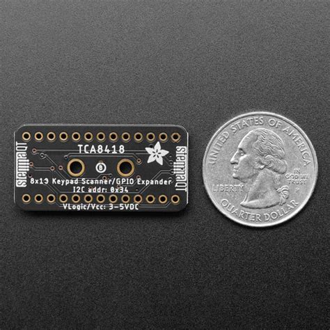 Adafruit Tca8418 Keypad Matrix And Gpio Expander Breakout Stemma Qt