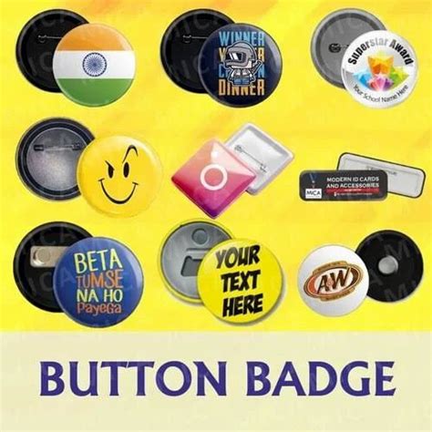 Customized Button Badge At ₹ 15 Piece Button Badge In Chennai Id