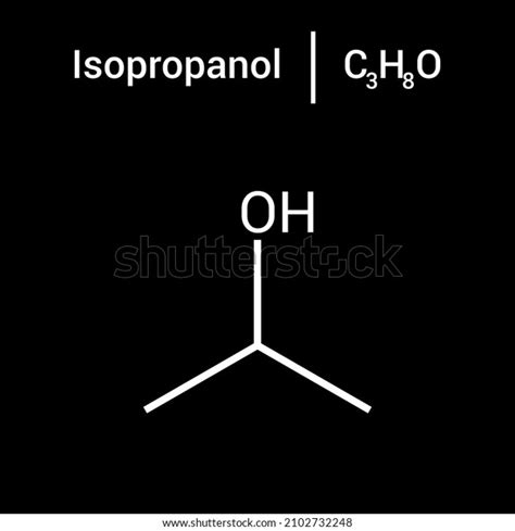 Isopropyl Structure Drawing