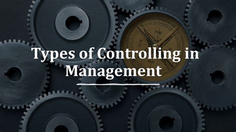 Types Of Controlling In Management Feedforward Concurrent Control