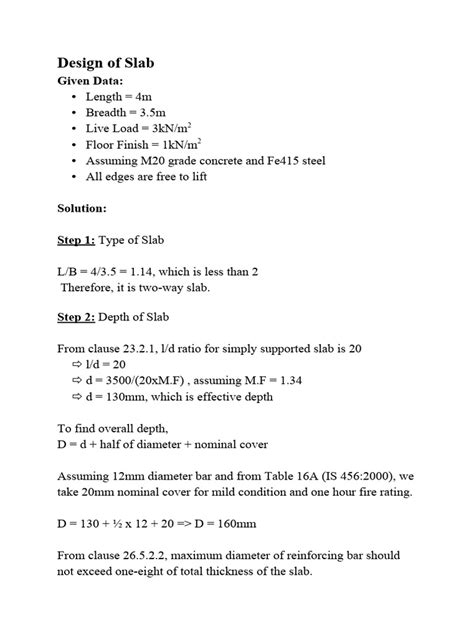 Drcc Slab Pdf Building Engineering Civil Engineering