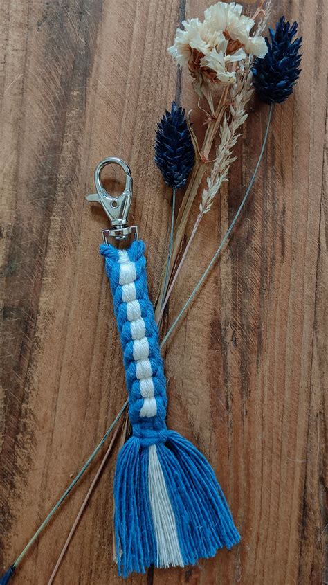 Macrame Key Ring Etsy