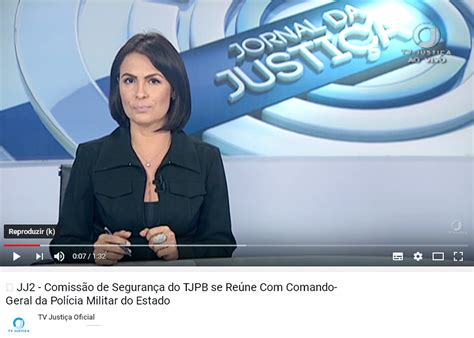 Tv Justiça Repercute Matéria Sobre Reunião Da Comissão De Segurança Do