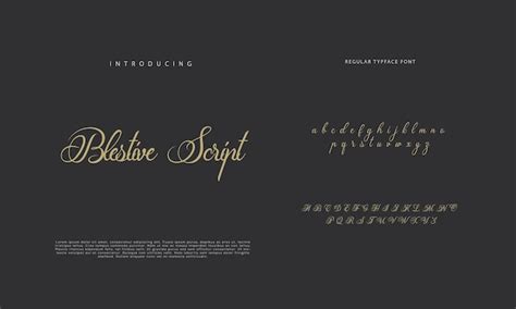 Premium Vector Handwritten Script Font Hand Drawn Brush Style Modern Calligraphy Cursive