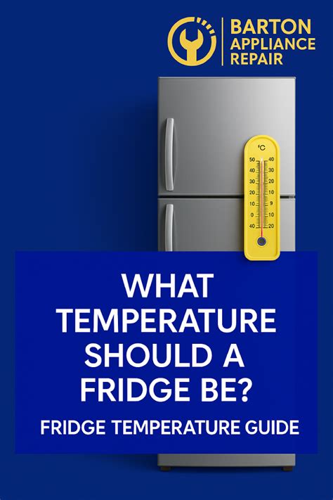 What Temperature Should A Fridge Be Fridge Temperature Guide