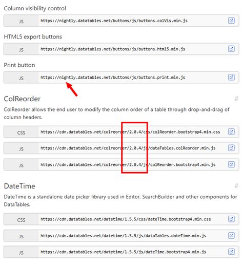Colreorder In Multi Row Head — Datatables Forums