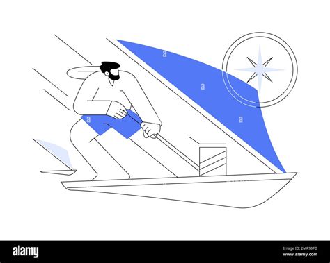 Sailing Abstract Concept Vector Illustration Stock Vector Image And Art